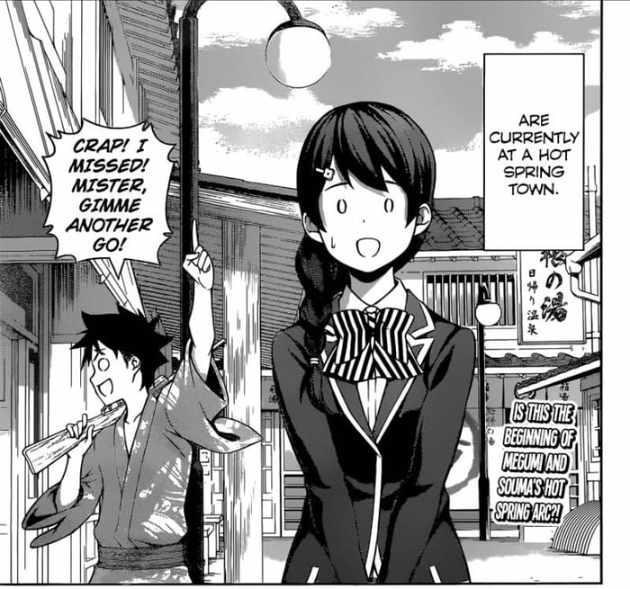 Souma & Megumi hot spring arc. - 9GAG