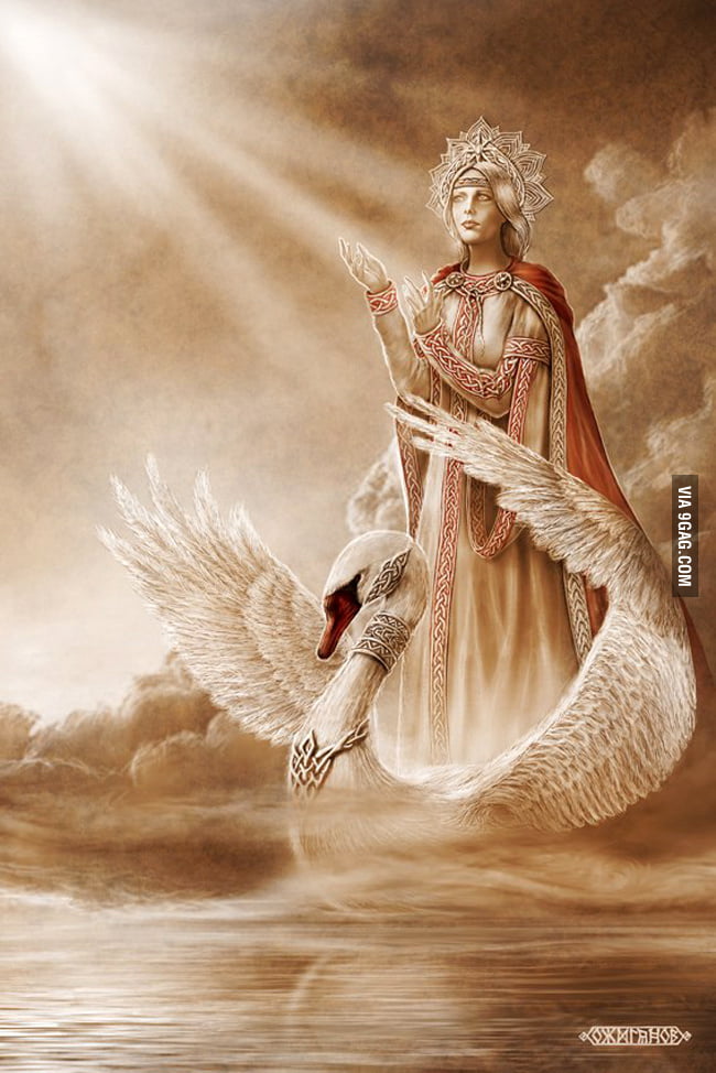 Slavic goddess Lada. The deity of harmony, merriment, youth, love and ...