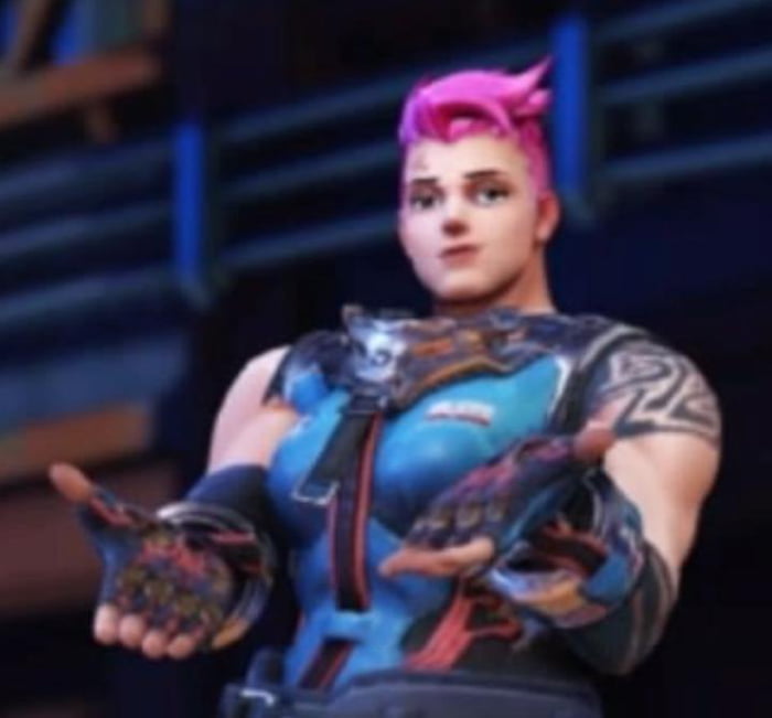 What do y'all think Zarya is confused about? - 9GAG