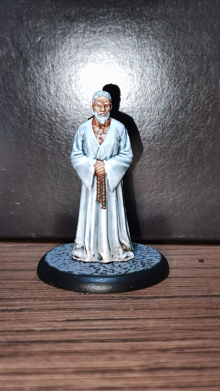 I painted the High Sparrow from ASOIAF miniatures. It was fun to paint ...