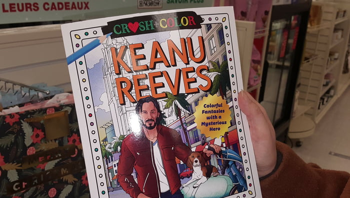 Keanu Reeves coloring book - 9GAG