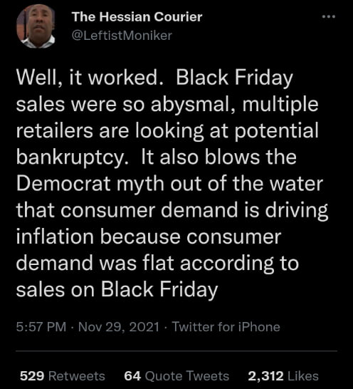 Black Friday was a flop...for capitalism - 9GAG