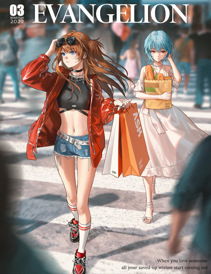 Asuka and Rei - 9GAG