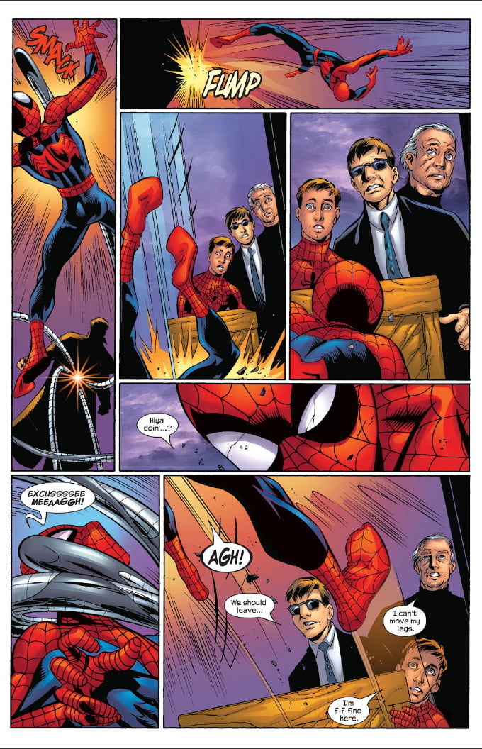 Spider-Man meets Tobey Maguire and Sam Raimi (Ultimate Spider-Man #56 ...