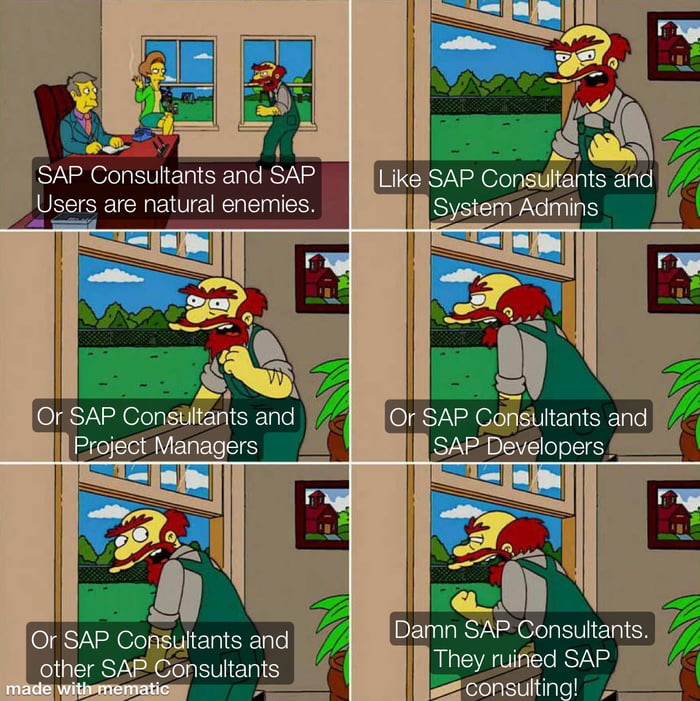 Where are my SAP Consultants? - 9GAG
