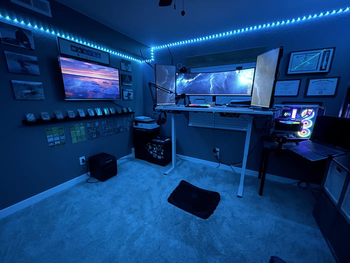 WFH Basement Office Setup - 9GAG