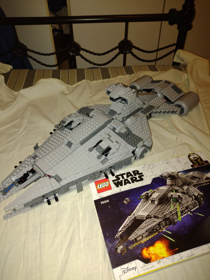So uh... I bought a Lego imperial light cruiser set with my first ...