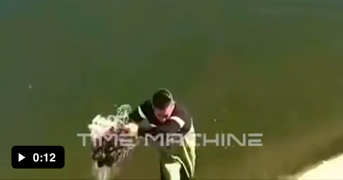 Fisherman with perfect net throwing technique.. - 9GAG