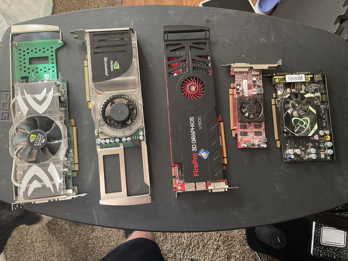 Scored these old GPU’s at a flea market today - 9GAG