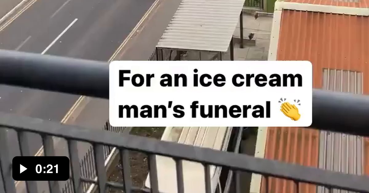Ice cream man funeral - 9GAG