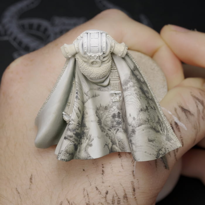 Started working on Jaghatai's cloak - 9GAG