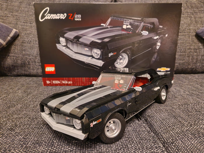 Lego set 10304 - 1969 Camaro Z/28. Love this set, and it goes great ...