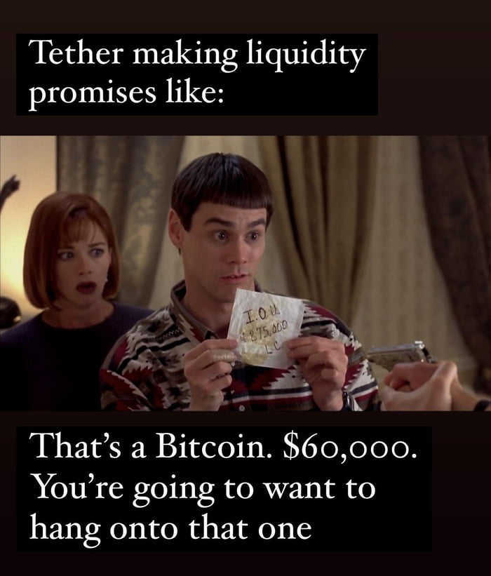 Tether liquidity promises this week - 9GAG