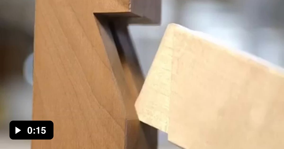 Beautiful wood joints craftsmanship - 9GAG