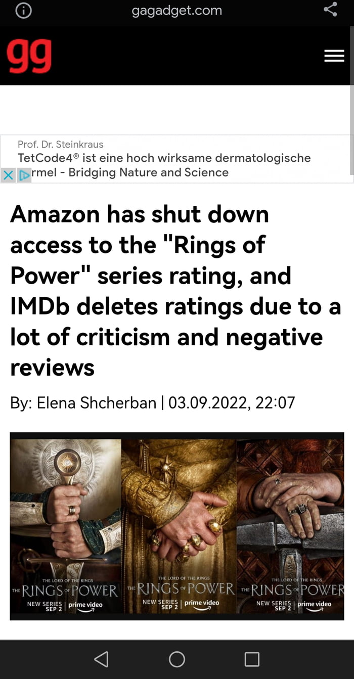 Amazon is the owner of IMDB. - 9GAG