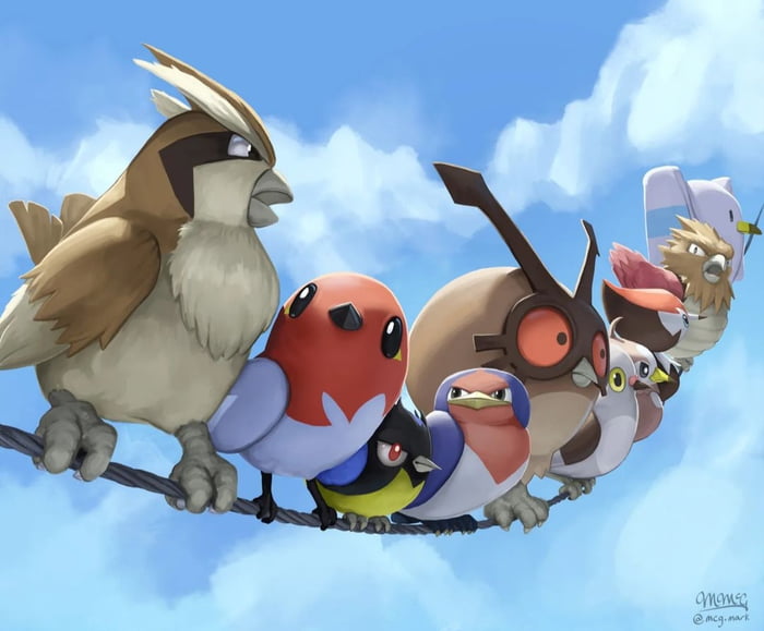 Route 1 bird Pokémon by Mark - 9GAG