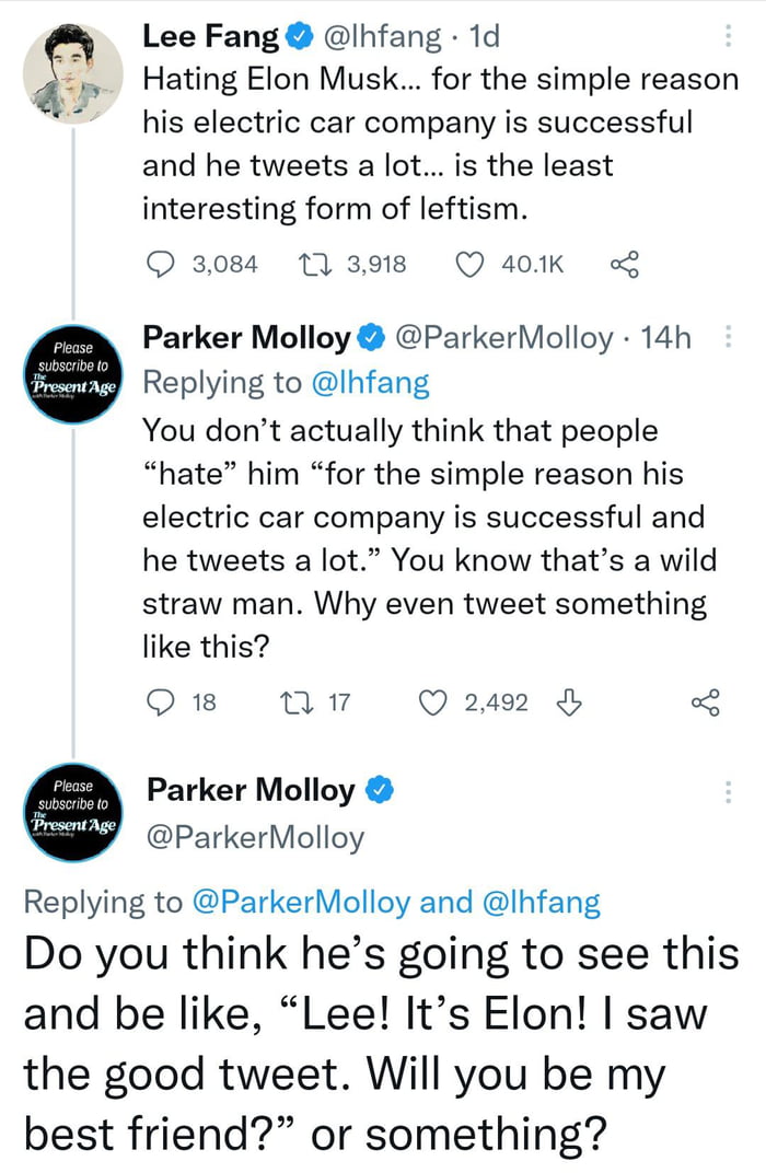 These Elon simps are effing weird af - 9GAG