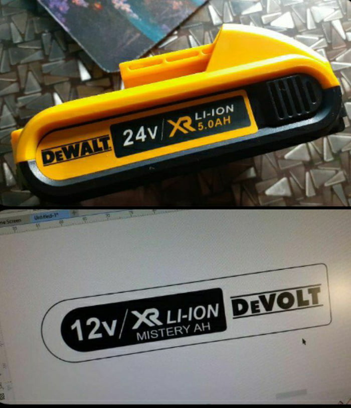 When my girlfriend bought me a fake DeWalt DCD771 I had to swap the ...