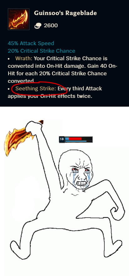 Keep seething rageblade users - 9GAG