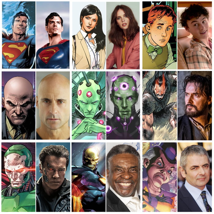 Superman Characters fancast - 9GAG
