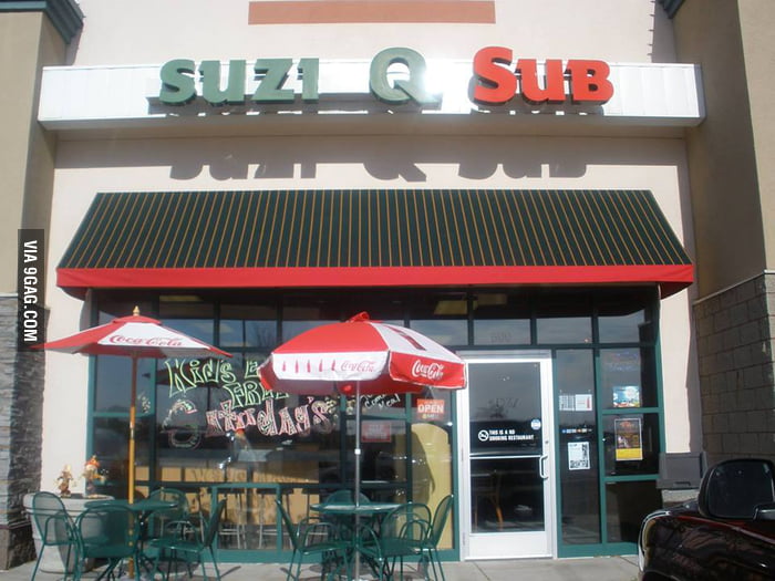 When this Quiznos closed down, the new owners just rearranged the ...