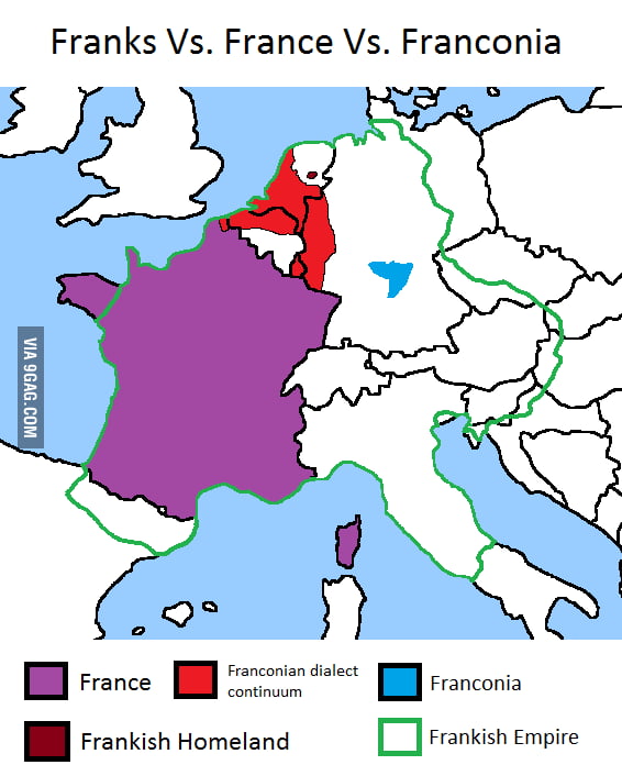 France Vs. Franks Vs. Franconia - 9GAG