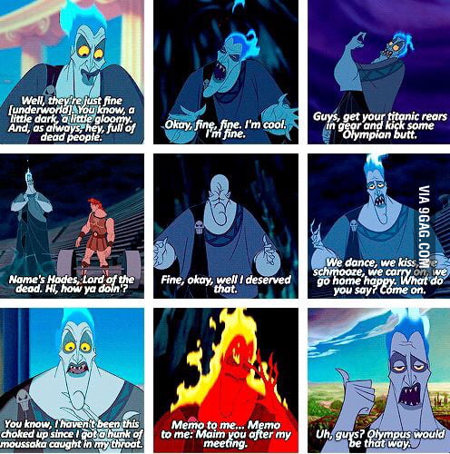 Hades Was The Original Sassy Gay Friend Created By Disney 9gag