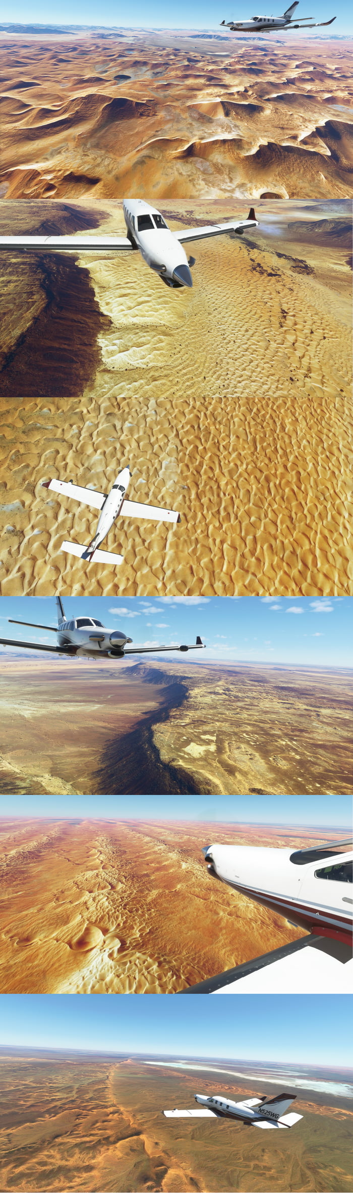 Deserts and dunes in Flight Simulator 2020 are real breathtaking ...