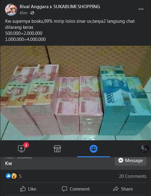 CARI UANG = JUAL UANG - 9GAG