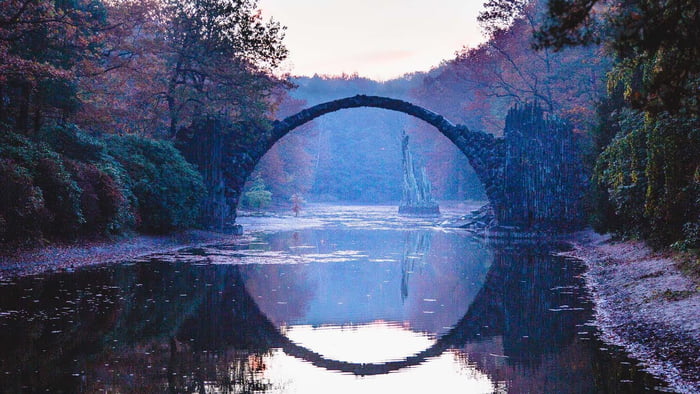 This Bridge Built In 1860 Was Designed To Form A Perfect Circle With ...