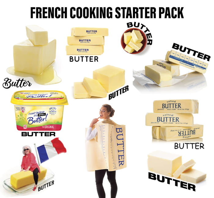 French Cooking Starter Pack - 9GAG
