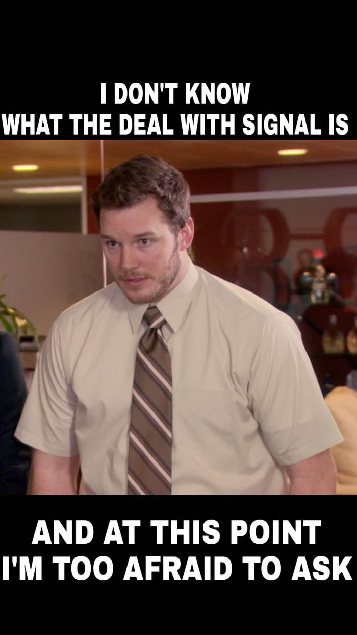 Ye signal signal kya hai? It's a messaging app apparently but why is ...