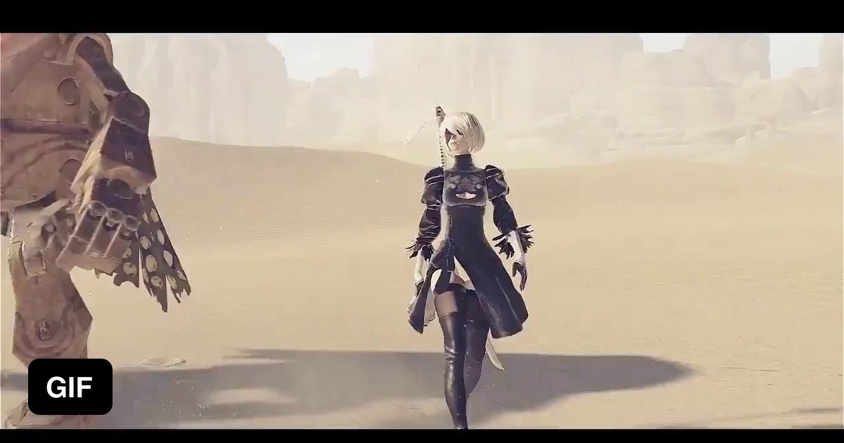 Nier: Automata's amazing animations - 9GAG