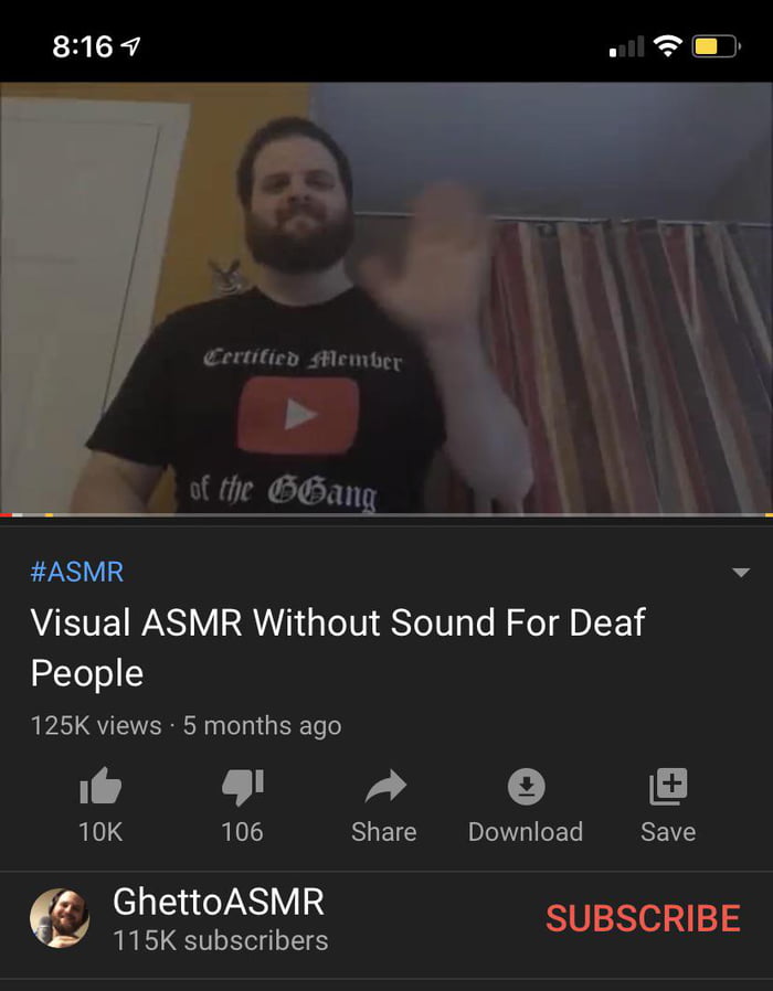 This man made an ASMR video with sign language so deaf people can also ...