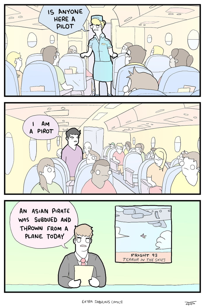Fright flight - 9GAG