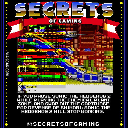 Did You Guys Know Of This Sonic The Hedgehog 2 Secret 9gag