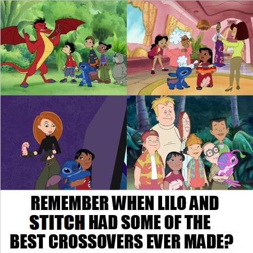 Lilo & Stitch crossovers - 9GAG