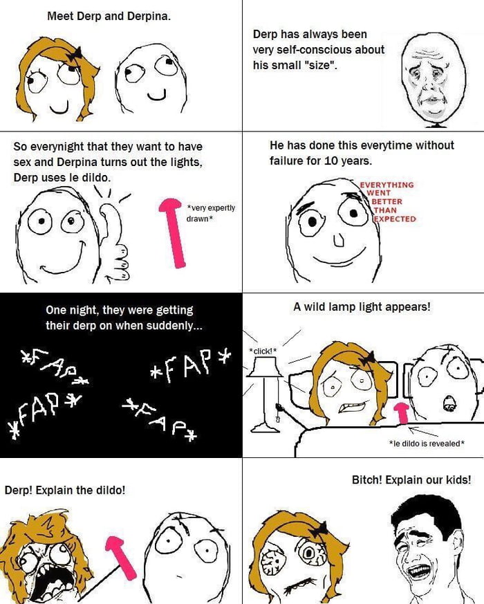 Let's bring back the good old Derp and Derpina memes. Screw these new "dank memes"!! - 9GAG