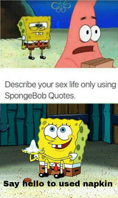 Say hello to used napkin! - 9GAG