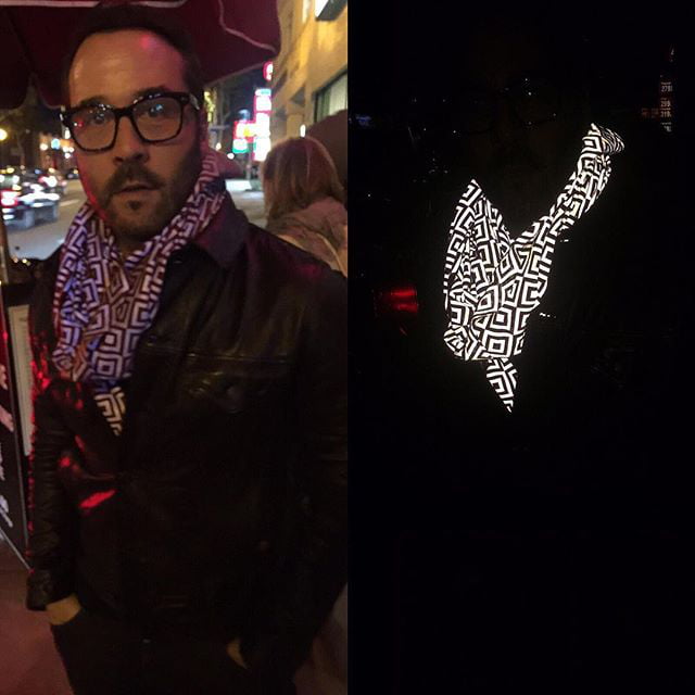Ari Gold going invisible with the anti paparazzi ISHU scarf! - 9GAG