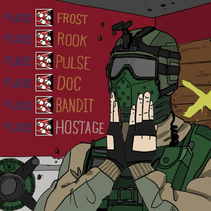 When you play as fuze in R6 Siege - 9GAG