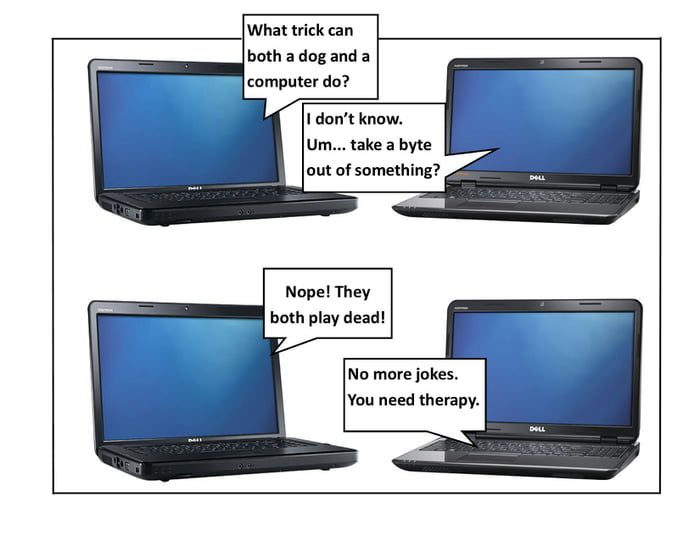 Stupid computer joke - 9GAG