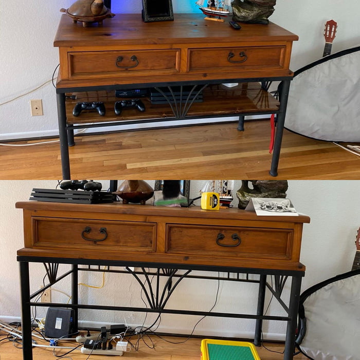 Upgraded TV stand setup - 9GAG