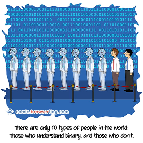 Binary - Programming Joke - 9GAG