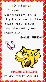 Pokedex Diploma (Print it yourself!) - 9GAG