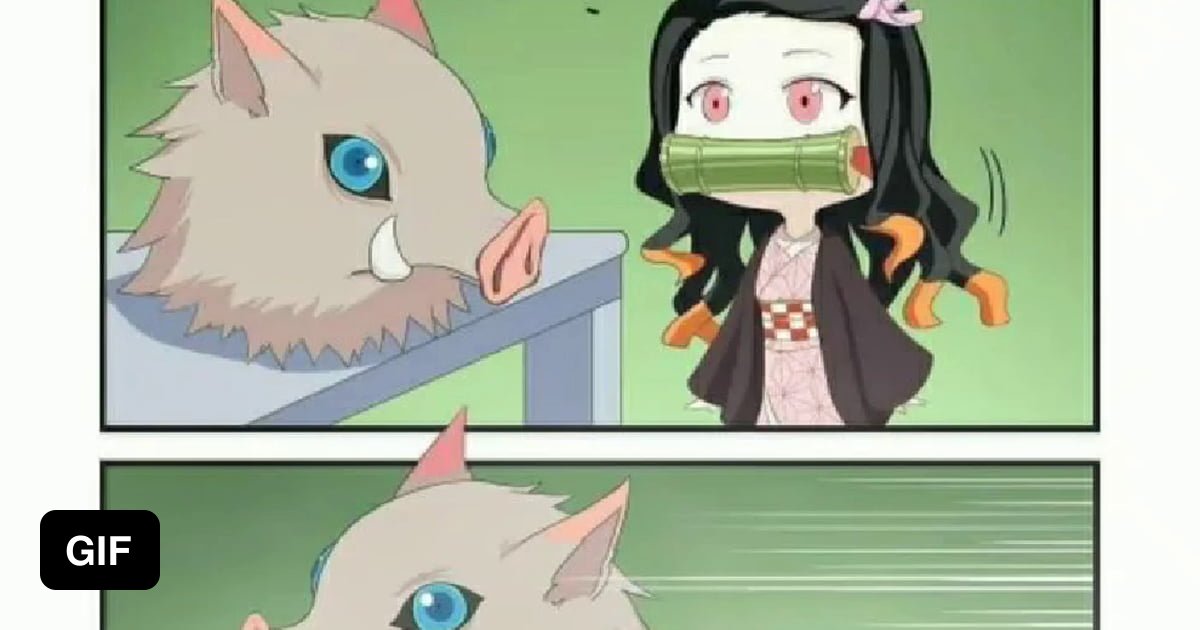 Nezuko Pig Assault!!! - 9GAG