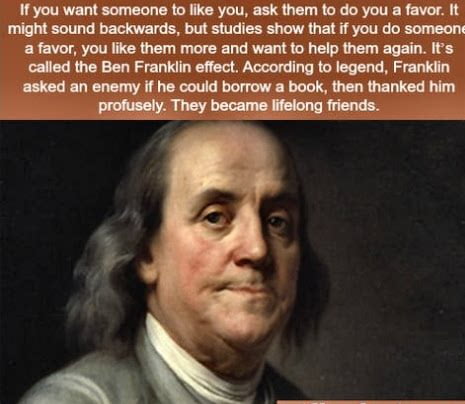 The Ben Franklin Effect - 9GAG