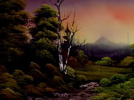 Bob Ross' last picture from the last episode (E13S31) - 9GAG