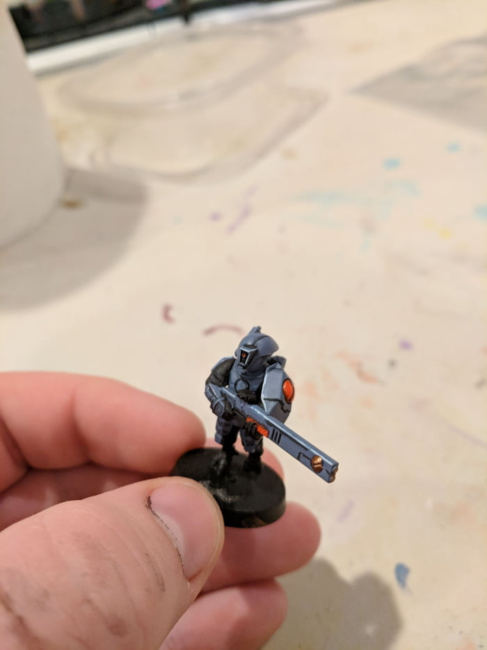 My first Tau model C&C welcome :) - 9GAG