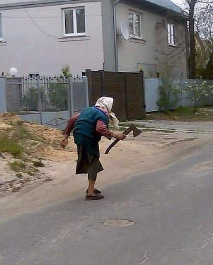 Babushka Revenge - 9GAG